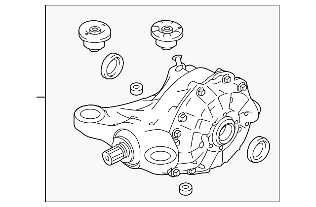 Genuine OEM Differential Assembly Part# LR161846 Fits 2017-2024 Land ...