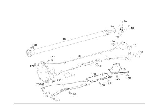 Drive Shaft Housing for 2020 Mercedes-Benz AMG® GT | Mercedes-Benz USA ...