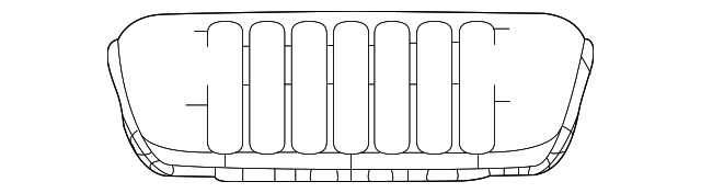 2020-2023 Jeep Grille 68457083aa | TascaParts.com