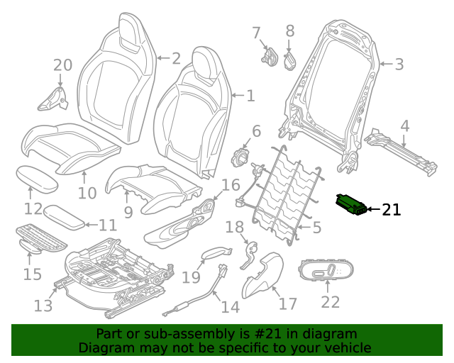 61-35-9-459-682 - Seat Memory Control Module 2016-2023 Mini ...