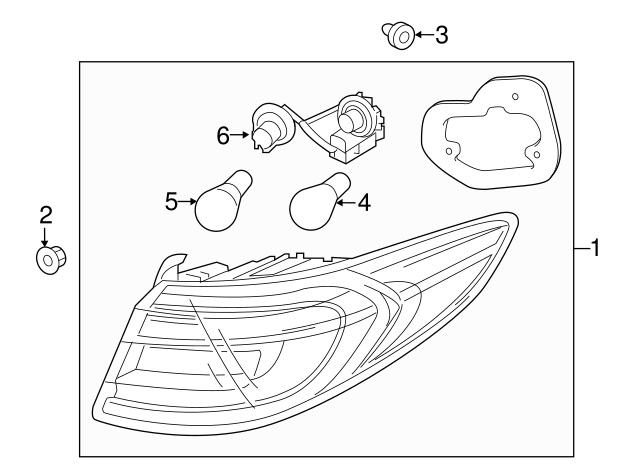 2018-2019 Hyundai Sonata Socket & Wire 92480-C2500 | World OEM Parts ...