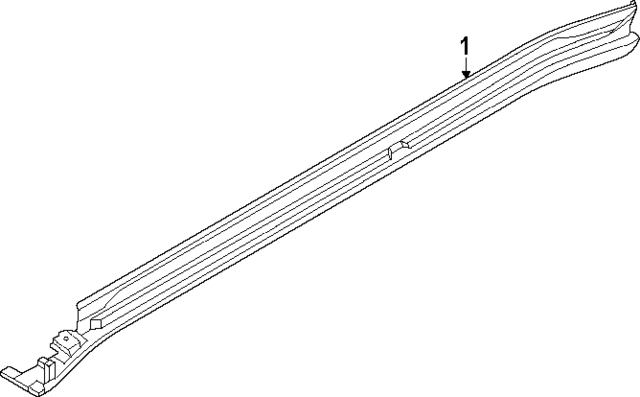 Genuine BMW 51-77-9-450-909 | Rocker Molding | FREE Shipping on Most ...