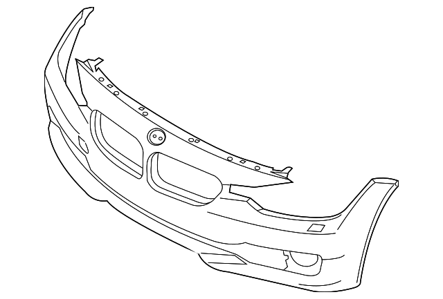 51117293011 - 2012-2015 BMW Bumper Cover (51-11-7-293-011) | BMW of ...