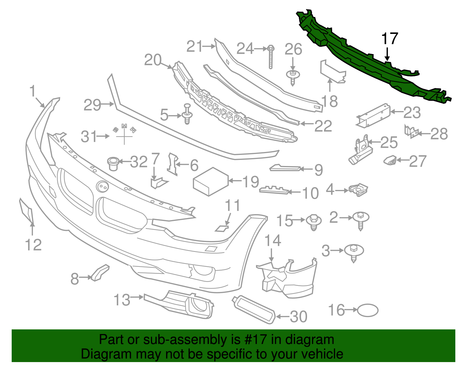 Genuine BMW 51-11-7-279-703 | Insert Panel | FREE Shipping on Most ...