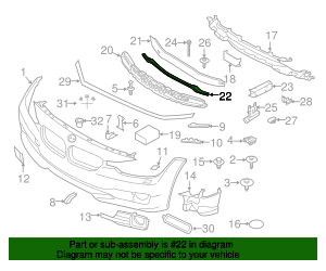 51-64-7-279-726 - Lower Support - 2012-2020 BMW | Buy BMW Parts Now