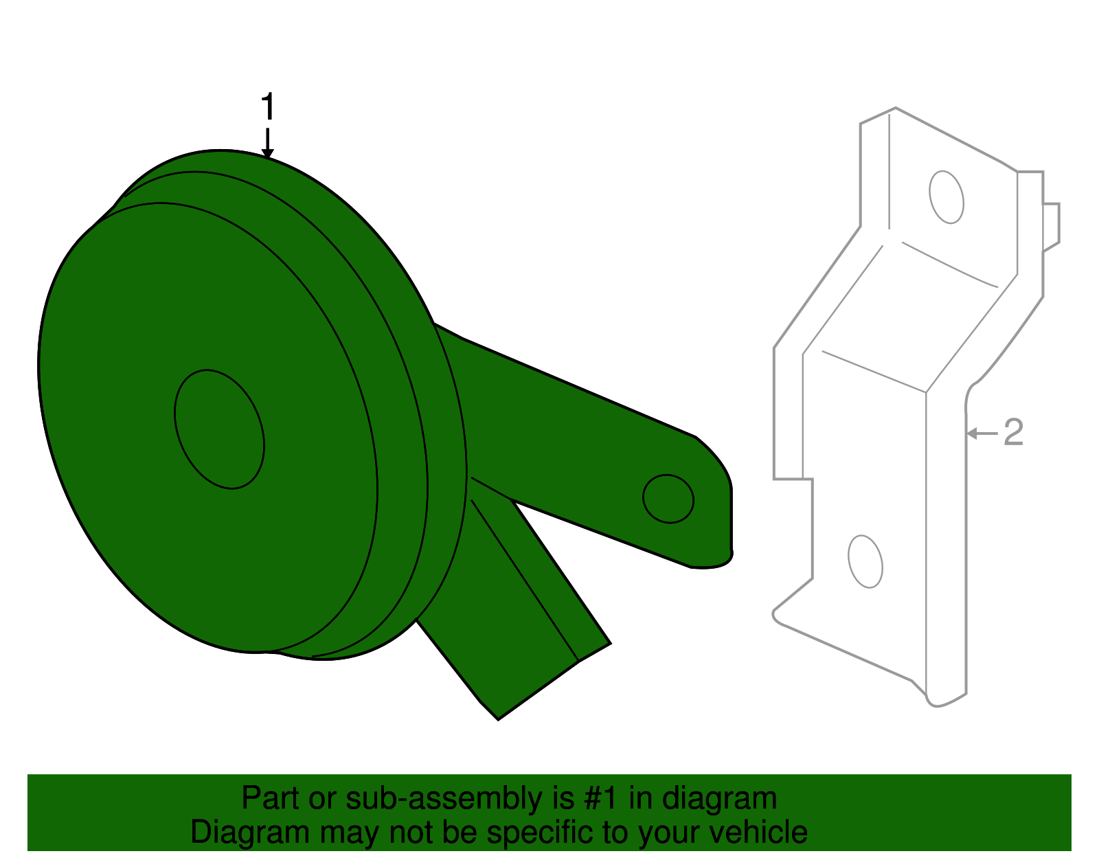 38100-TM8-A01 - 2010-2014 Honda Insight - Horn Assembly (Low) | Genuine ...
