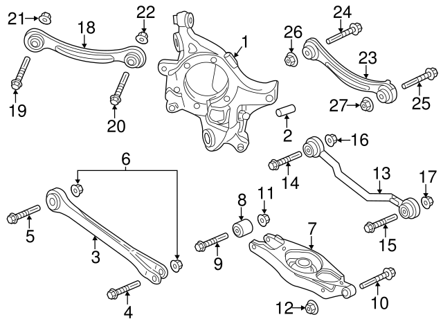 68306530AA - Rear Lateral Link - 2010-2011 Mopar | Mopar Parts Canada