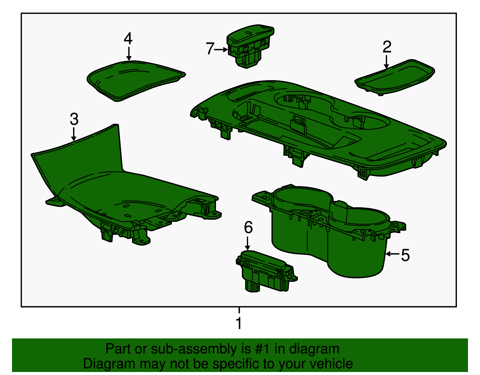Genuine OEM F Plate Part# 84647971 Fits 2016-2025 Chevrolet Malibu: Up ...