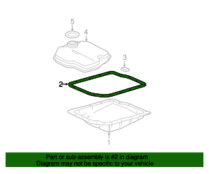 2004-2015 Toyota Gasket, Automatic Transaxle Oil Pan 35168-21020 ...