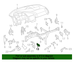 420-857-245 - Support Retainer Bracket 2008-2015 Audi R8 | Audi OEM Parts