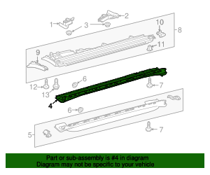 958-559-553-00-9B9 - Rocker Panel Guard 2011-2018 Porsche Cayenne ...