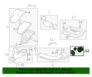 2019-2023 GM Turbocharger Outlet Duct Connector 84662689 GM ...