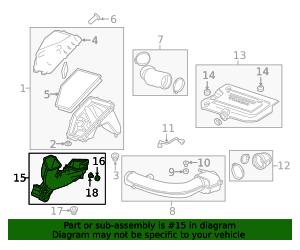 2019-2024 Cadillac XT4 Intake Air Duct 84784734 | OEM Parts Online