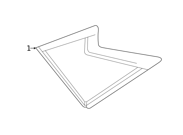 2019 Infiniti QX50 Quarter Glass 83301-5NA0A | Faulkner Infiniti of ...