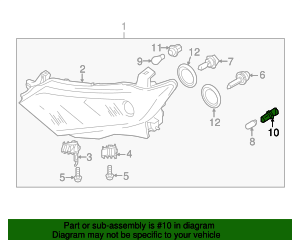 26240-4U000 - Socket 2011-2017 Nissan Quest | Nissan Parts ...