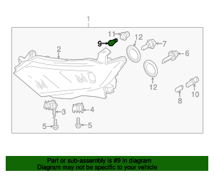 26272-89917 - Signal Lamp Bulb 2000-2017 Nissan | Nissan Parts ...
