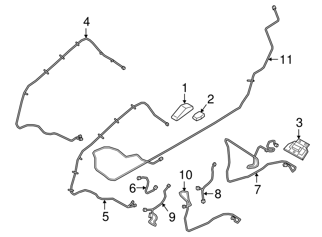 Ford JL1Z-10E893-AAPTM - GPS Antenna - 2018-2020 Ford Expedition | OEM ...