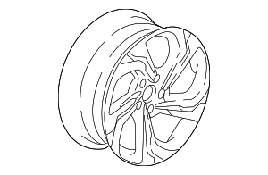 42800-TVA-AA2 - 2018-2020 Honda Accord - Wheel Assembly Aluminum (17X7 ...