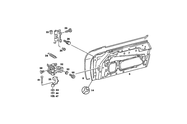 Sealing Rail - Part #107-725-12-65 | Mercedes Parts Center