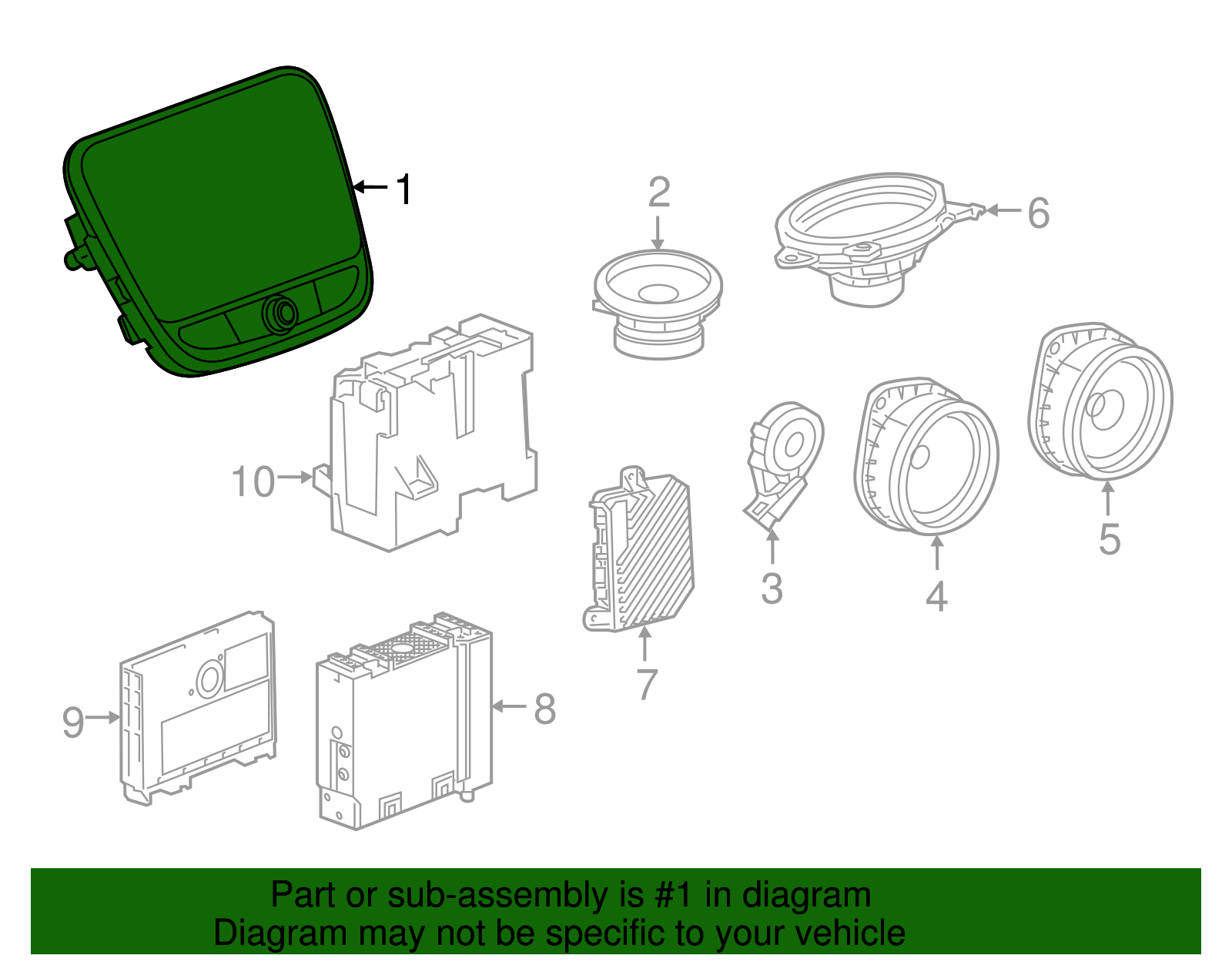 2016-2017 Chevrolet F Control 84545075 | Courtesy Parts
