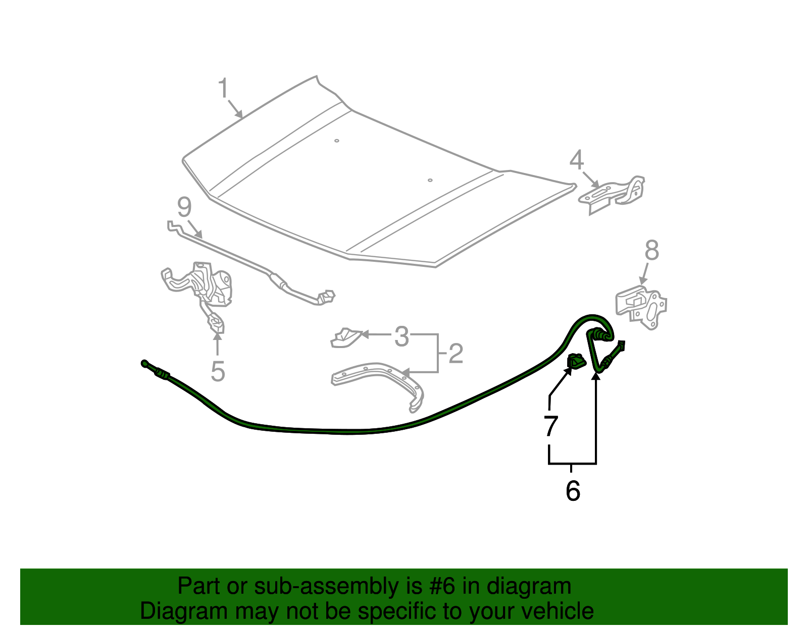 74130-SZA-A00 - Release Cable 2009-2015 Honda Pilot | Honda Parts Online