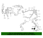 Genuine Toyota Coolant Temp Sensor part# 89422-33040 for 2018-2025 ...