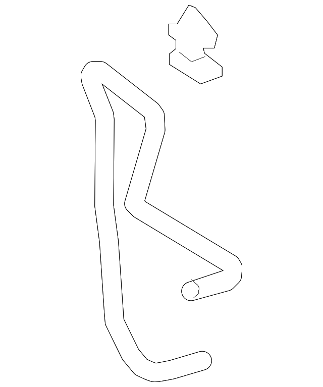 16283-F0060 - Overflow Hose - 2019-2021 Toyota | OEM Genuine Toyota Parts