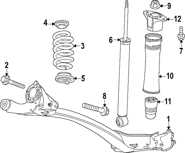 2024 Chevrolet Trax Axle Beam 42824725 GM | Flow Automotive Center ...