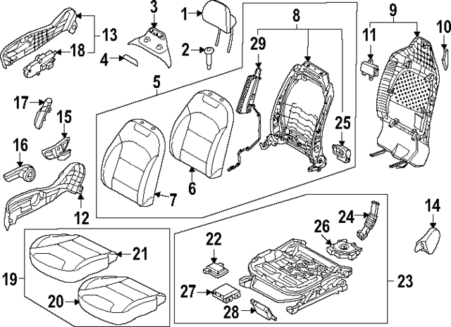 2023-2024 Kia Adjust Switch 88080-CV010CCV | TascaParts.com