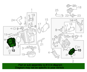 276-141-01-25 - Throttle Body 2012-2023 Mercedes-Benz | AutoNationParts.com