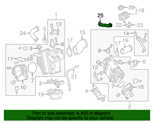 2015-2021 Mercedes-Benz Hose 177-094-06-82 | MB OEM Parts