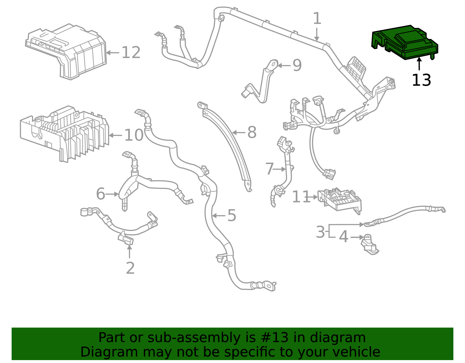 2020-2025 GM Fuse Block Cover 84471670 GM | GMPartsDirect.com