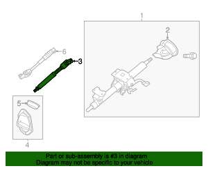 2010-2020 Toyota 4Runner Intermediate Shaft 45220-60280 | Toyota Parts ...