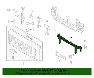 8C2Z-8A284-A - Upper Support 2008-2024 Ford | Ford OEM Parts Direct