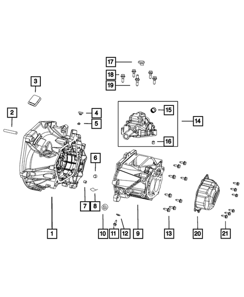 Case and Extension for 2013 Fiat 500 Mopar Genuine Parts