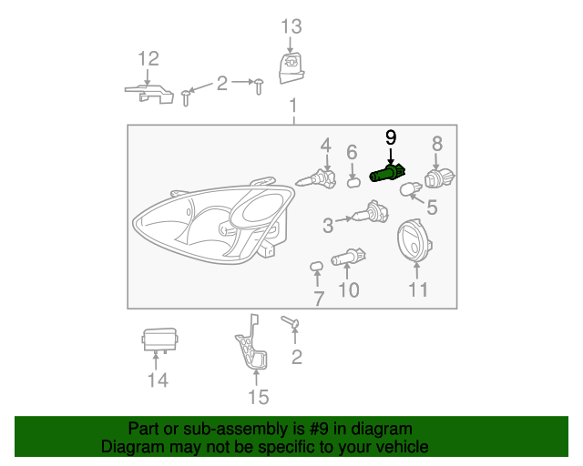 90075-60046 - Socket For 2004-2009 Lexus | Lexus OE Parts