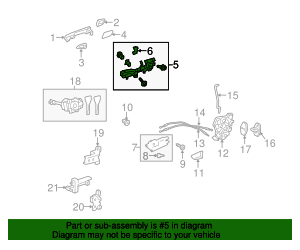 2010-2020 Lexus Handle Base 69202-0E012 | OEM Parts Online