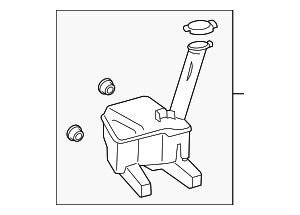 2008-2014 Scion xD Washer Reservoir 85315-52290 | OEM Parts Online