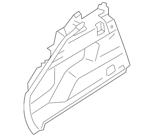39838322 - Quarter Trim Panel - 2010-2013 Volvo XC60 | Volvo OEM Parts ...