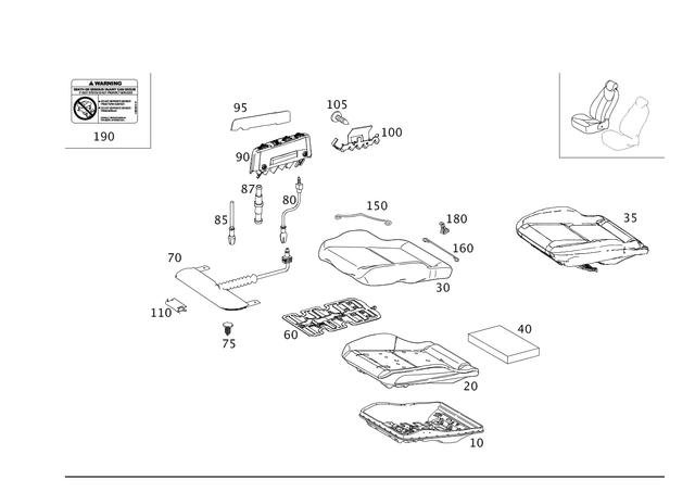 000-910-51-02 - Insert, Adjustable 2008-2018 Mercedes-Benz | Mercedes ...