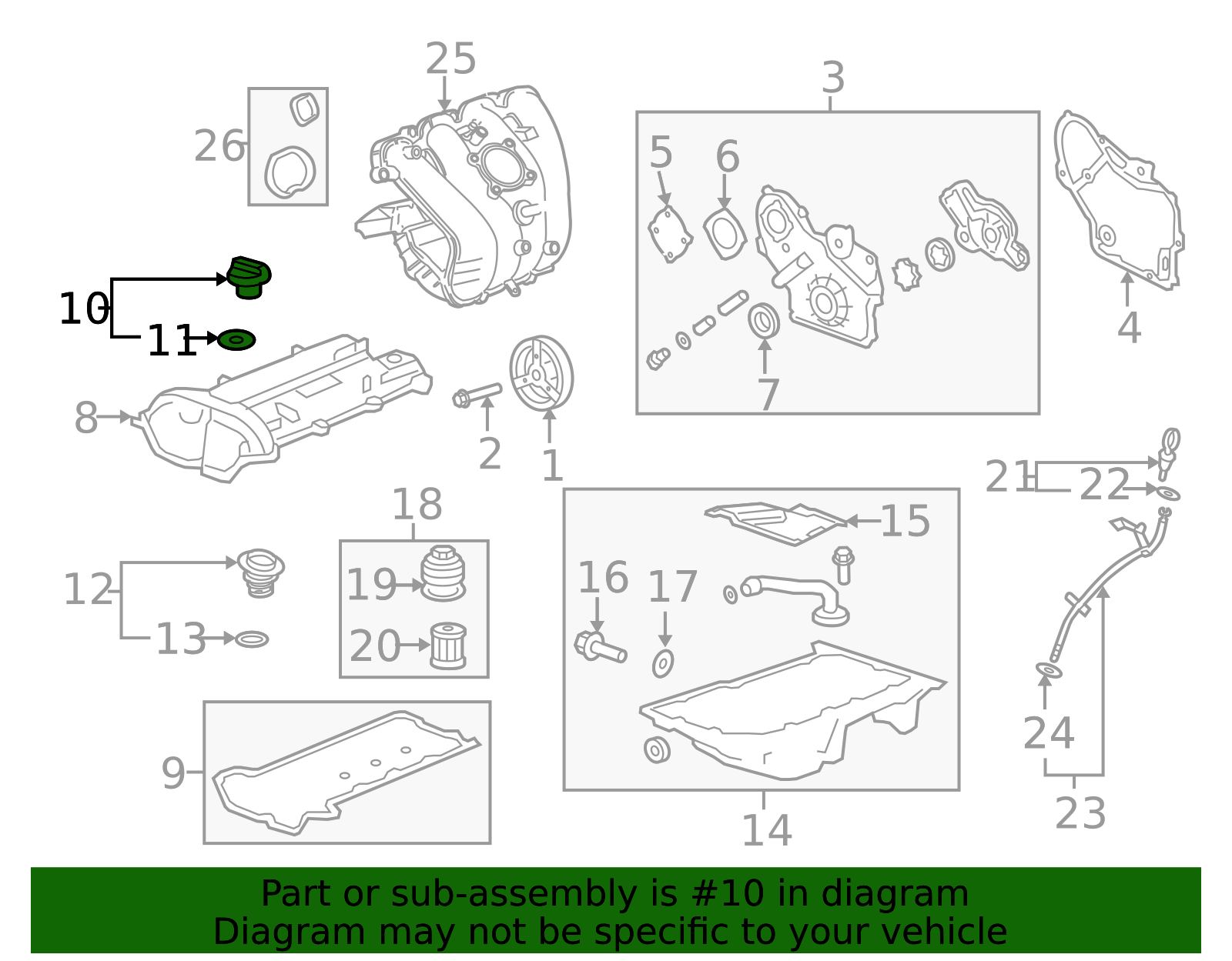 2011-2019 GM Engine Oil Filler Cap 12642163 GM | GMPartsDirect.com
