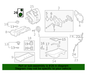 2010-2017 GM Intake Manifold Gasket 12628003 | Auto Parts Express
