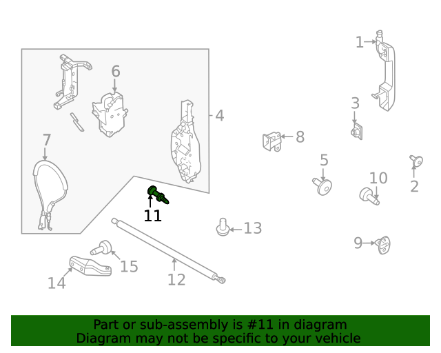 M2DZ-78405B38-A - Striker Bumper 2021-2023 Ford Bronco | Ford Parts Direct