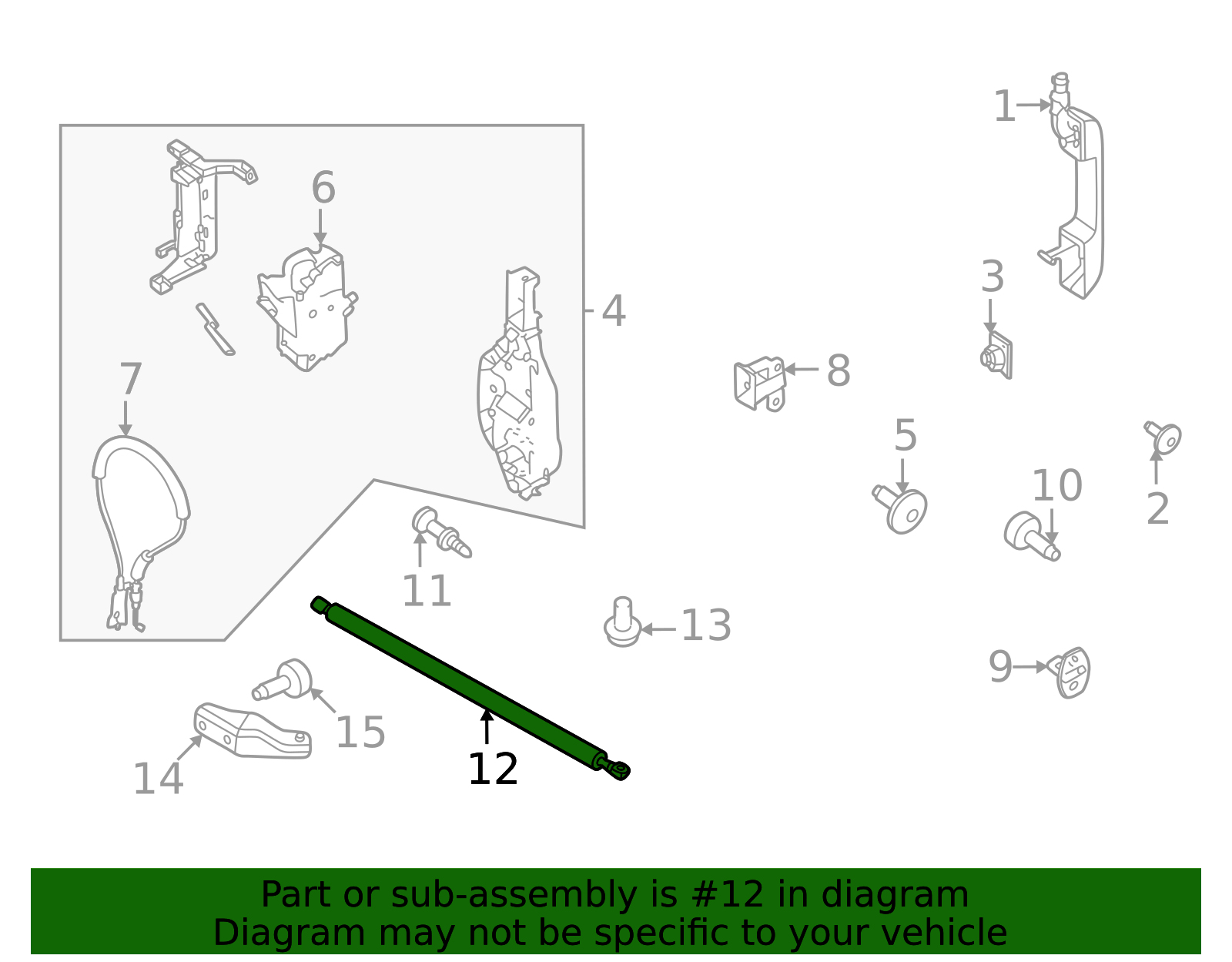 M2DZ-78406A10-A - Assist Support 2021-2024 Ford Bronco | Ford Parts Direct