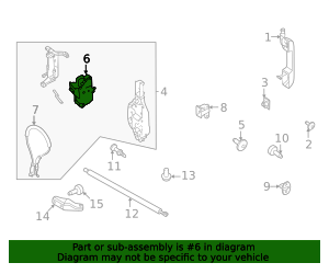 2021-2023 Ford Bronco Latch Assembly M2DZ-7842624-G | OEM Parts Online