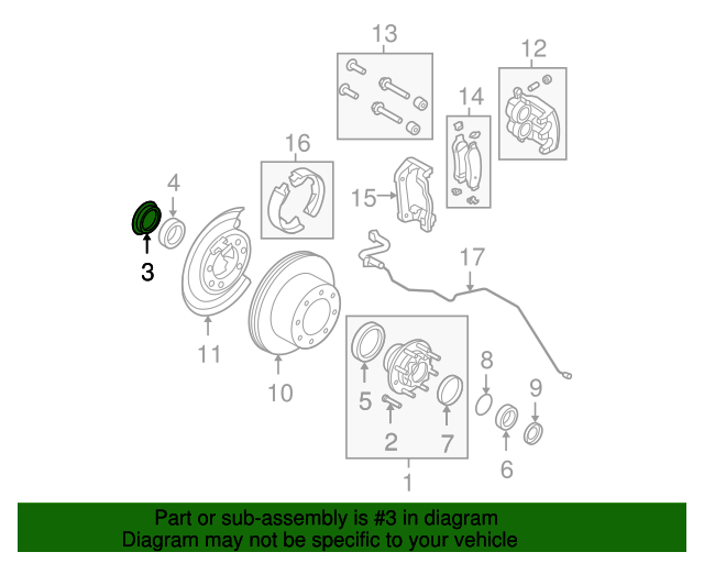 Ford Dealership 1999-2024 Ford Seal 2C3Z-1177-AA | Ford Parts Catalog