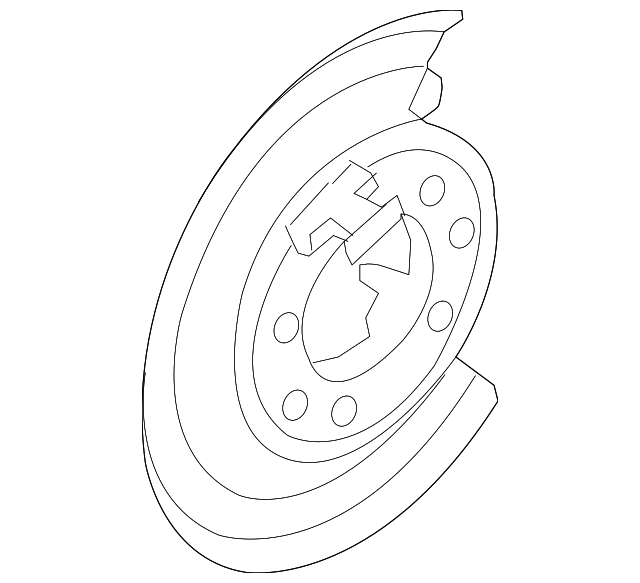 2005-2012 Ford OEM NEW 2005-2012 Ford F250 SD Right Backing Plate ...