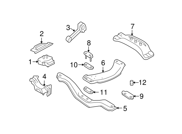 1996-2023 Subaru Trans Mount 41022AC180 | Subaru Parts For You