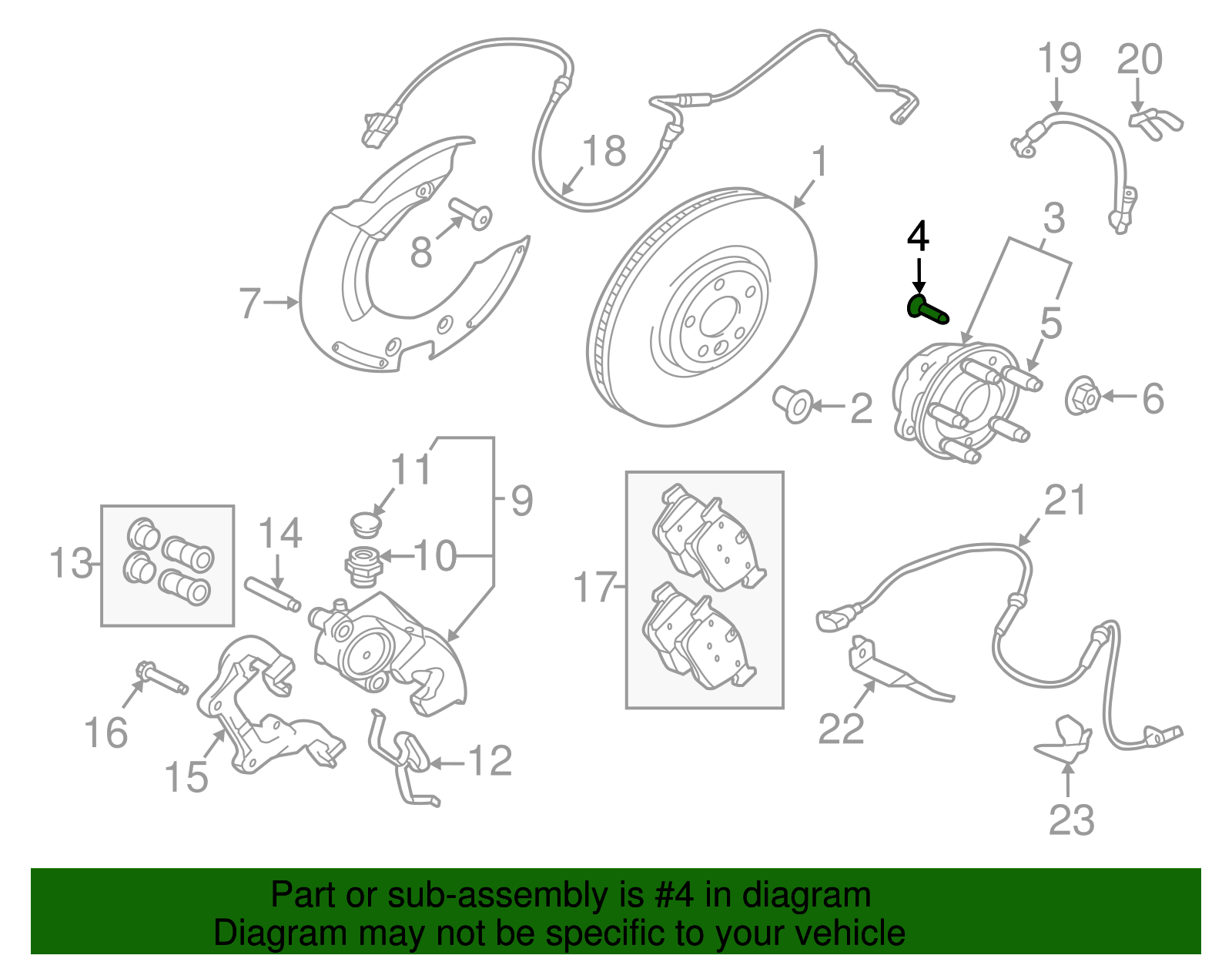LR100039 - Hub & Bearing Bolt 2018-2023 Land Rover | Land Leaping ...