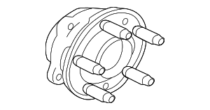 LR179000 - Wheel Bearing And Hub Assembly 2019-2025 Land Rover Range ...